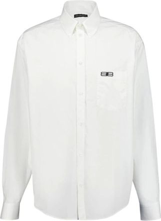 Balenciaga Herren, Shirts, Wei&szlig;, LGr&ouml;&szlig;e
