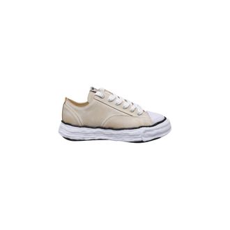 Miharayasuhiro Peterson23 OG Sole Vintage Leder-Effekt Low-Top Sneaker - - Shoes - Herren - Beige - 39 EU
