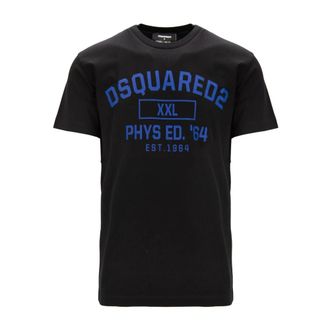 Dsquared2 T-Shirt mit Rundhalsausschnitt - - Tops - Herren - Schwarzk - S