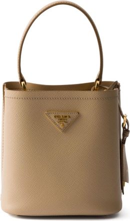 Prada mini sac à main Panier - Tons neutres