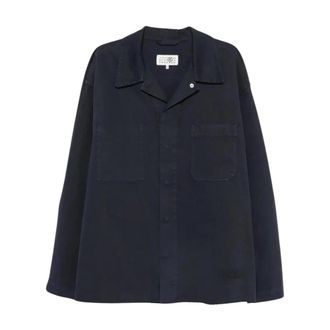 Maison Margiela Oversized Workwear Shirt - - Jackets - Herren - Blau - S