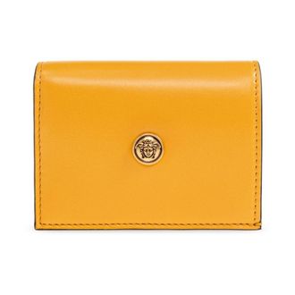 Versace Embl&egrave;me Leder Geldb&ouml;rse - - Accessories - Damen - Gelb - ONE SIZE
