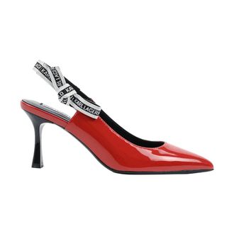 Karl Lagerfeld Sienna Ribbon Sling - - Shoes - Damen - Rot - 36 EU