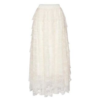 EMM Copenhagen T&uuml;ll-Spitzenrock - - Skirts - Damen - Beige - M