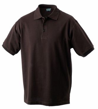 James & Nicholson Jungen Classic Polo Junior Poloshirt, Braun (braun), Small (Herstellergröße: S (110/116))