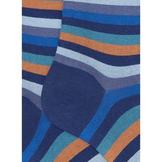 Dor&eacute; Dor&eacute; Chaussettes mi-hautes &agrave; rayures en coton m&eacute;lang&eacute;