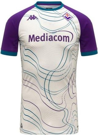 Kappa Maillot MOKIBAPRE Pro Fiorentina Homme Blanc (FR/ES, Alpha/Lettres, S, Taille Normale, Taille Normale, Blanc)