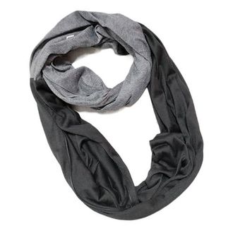 Generic &Eacute;charpe dhiver Infinity pour femme | Deux couleurs contrast&eacute;es | &Eacute;charpe avec poche zipp&eacute;e | Pour femmes, hommes, femmes, trajets quotidiens, ski, ran