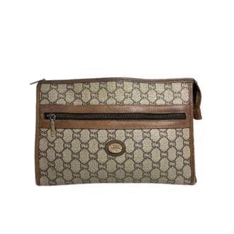 Gucci Pre-owned Plus Vintage Clutch - Femme - Pre-owned - Brun - Taille: ONE Size