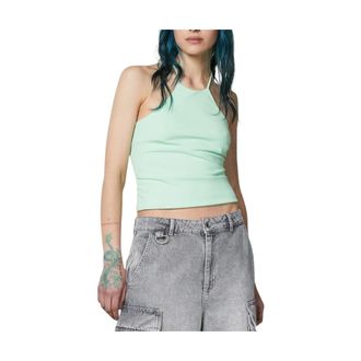 Patrizia Pepe Femme, Tops, Vert, Taille: 36 FR Planet T-shirt