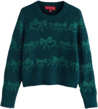 Next Strickpullover Langärmeliger Weihnachtspullover (1-tlg)