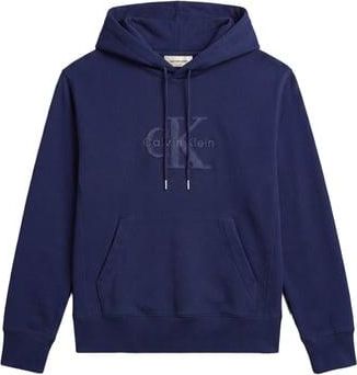 Calvin Klein Sweat &agrave; capuche en coton m&eacute;lang&eacute;