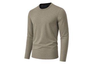 AlltheMen Strickpullover Herren Strickpullover mit Schurwolle-Mix Business-casual Kombinierbar