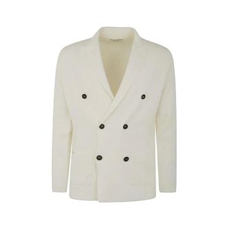 FILIPPO DE LAURENTIIS Homme, Vestes, Blanc, Taille: XL Veste Blanche &agrave; Double Boutonnage