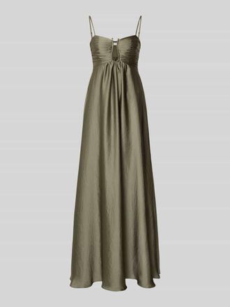 Jake*s Abendkleid mit Drapierungen und Spaghettitr&auml;gern
