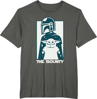 Star Wars The Mandalorian The Bounty T-Shirt, Unisex, Schwarz, S, Kurzarm, Klassisch, Cartoon, T-Shirt