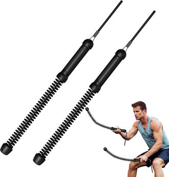 Generic Fitness-Seil - Heavy Gauge Krafttraining Ausr&uuml;stung Werkzeuge, Muskelaufbau Fitness-Seil-System, Ersatz-Fitness Rod Stick Set | Heimtraining Ausr&uuml;stun