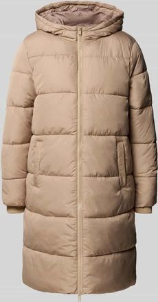 Pieces Puffer Coat mit Kapuze