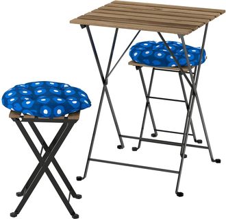 IKEA T&Auml;RN&Ouml; Tisch + 2 Hocker/au&szlig;en