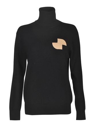 Patou Pull Col Rond - Noir