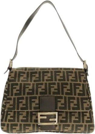 Fendi unisex, Pre-owned, Brun, Taille: ONE Size Sac &agrave; bandouli&egrave;re Vintage Pre-owned