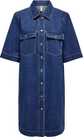 Only Female Jeanskleid ONLBELLE Kurzes Kleid