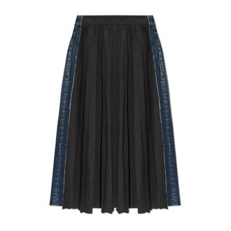Balenciaga Rock aus kombinierten Stoffen - - Skirts - Damen - Schwarzk - S