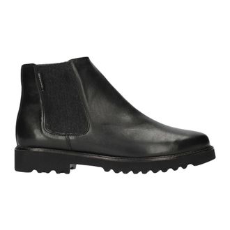 Mephisto Schwarze Leder Damen Stiefeletten - - Shoes - Damen - Schwarzk - 36 EU