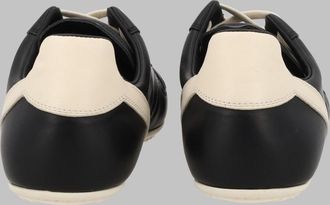 Rick Owens Minimal Leather Sneaker - Black