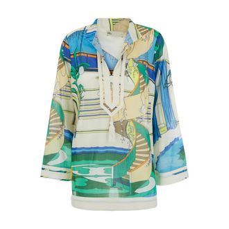 Tory Burch Damen, Blusen & Hemden, Mehrfarbig, XLGr&ouml;&szlig;e