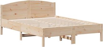 vidaXL Cadre de lit avec t&ecirc;te de lit 120x190 cm bois de pin massif