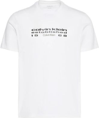 Calvin Klein Herren, Oberteile, Wei&szlig;, LGr&ouml;&szlig;e