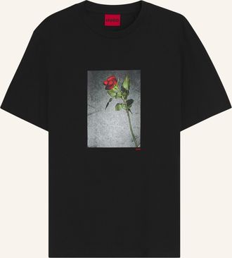 HUGO BOSS Hugo T-Shirt Durose Regular Fit schwarz