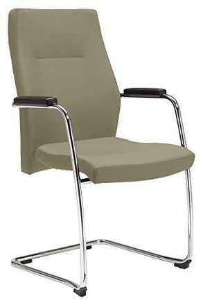 Nowy Styl NERO-LUX Konferenzstuhl, kunstleder, beige, 53 x 57.5 x 103 cm