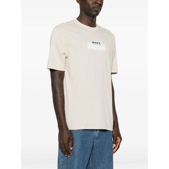 HUGO BOSS Logo Crew Neck T-Shirt - Beige