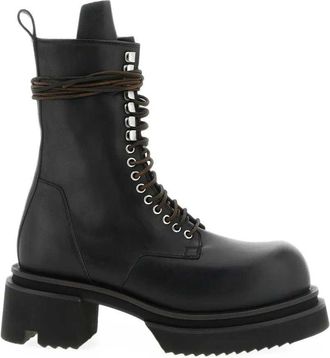 Rick Owens Bogun - Bottines &agrave; lacets