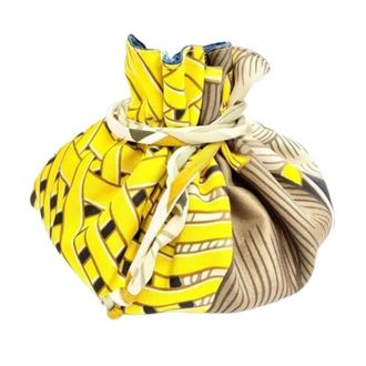 Herm&egrave;s Pre-owned Silk Pouch - Femme - Pre-owned - Jaune - Taille: ONE Size