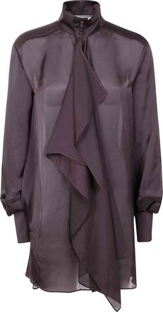 sacai Robe Courte - Marron