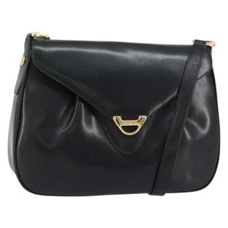 Givenchy Sac bandouli&egrave;re en cuir Pre-owned - Femme - Pre-owned - Noir - Taille: ONE Size