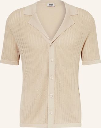 Drykorn Drykorn Strickhemd Ray Comfort Fit beige