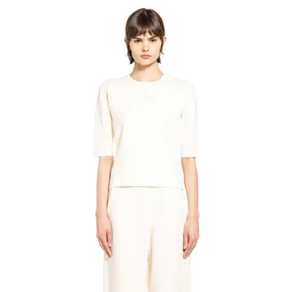 Max Mara Viscose Nylon Short Sleeve Top