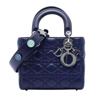 Dior Pre-owned Small Cannage Lady My ABC - Femme - Pre-owned - Bleu - Taille: ONE Size