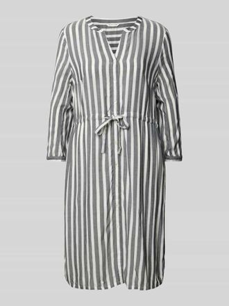 Tom Tailor Knielanges Kleid mit Streifenmuster