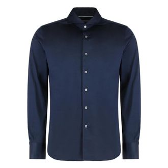 Canali Herren, Shirts, Blau, LGr&ouml;&szlig;e