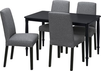 IKEA DANDERYD / BERGMUND Tisch und 4 Stühle