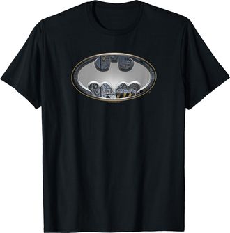DC Comics Batman Steel Wall Shield T Shirt T-Shirt