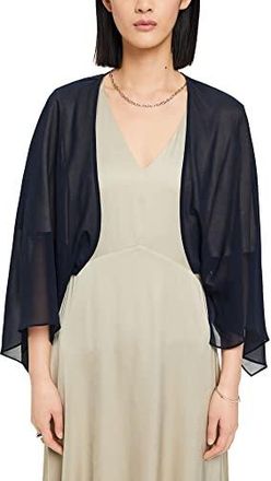 Esprit Collection 023eo1g324 Jacket, 400/bleu Marine, L Femme