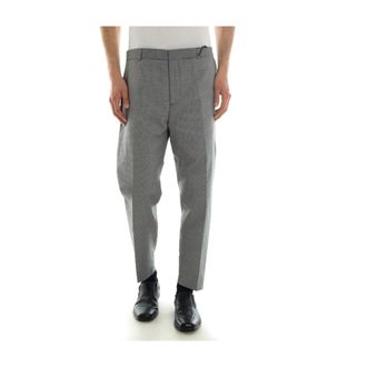 Daniele Alessandrini Homme, Pantalons, Noir, Taille: XL Straight Pantalons