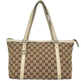Gucci Sac cabas vintage Pre-owned - Femme - Pre-owned - Beige - Taille: ONE Size