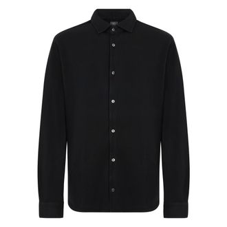 Fedeli Homme, Chemises, Noir, Taille: 4XL Chemise &agrave; Col Classique